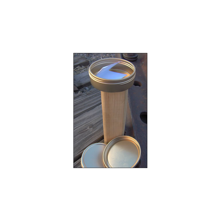 2 oz Screw Top Metal Sample-Claim Post Notice Container – Legend Inc ...
