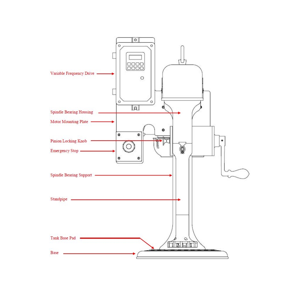 Denver D12 Laboratory Flotation Machine CE – Legend Inc. Sparks, Nevada USA